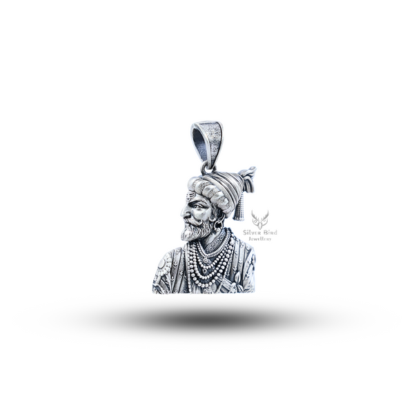 Chhatrapati Raje Shivaji Maharaj 925 Silver Pendant – silverbirdjewells